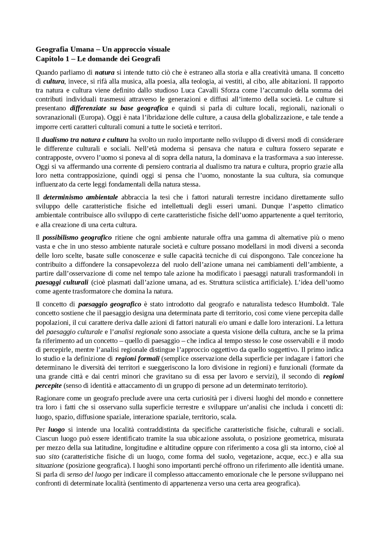 Un Approccio Visuale Docsity