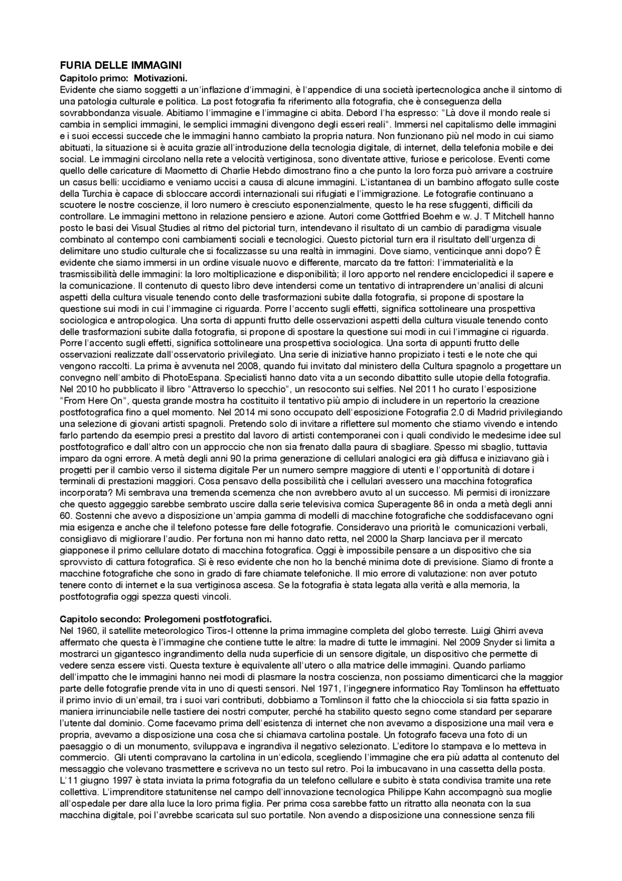 Furia Delle Immagini Docsity
