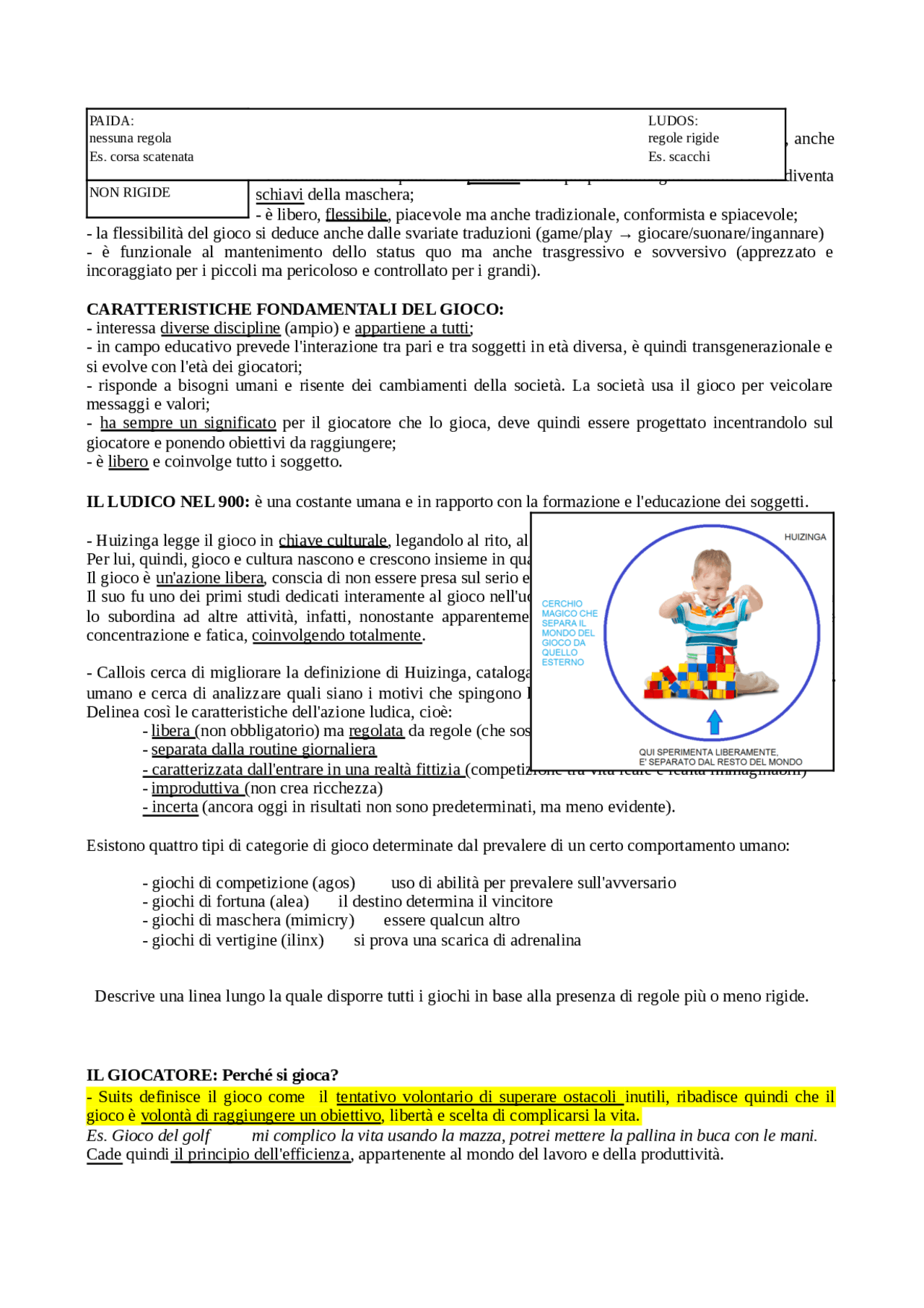 Appunti Di Game Based Learning Appunti Di Metodologia Del Gioco Docsity