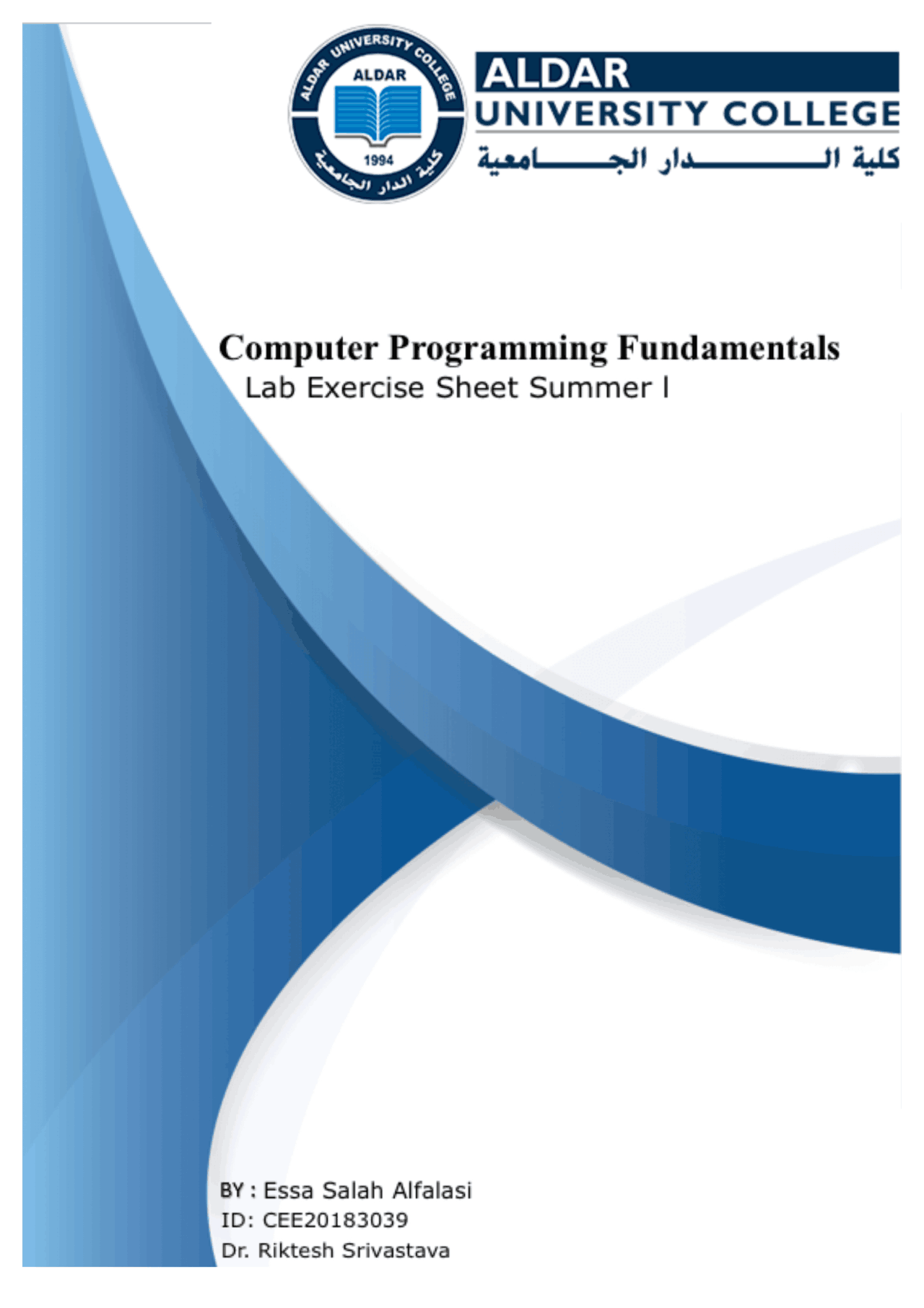 Computer Programming Fundamentals Docsity