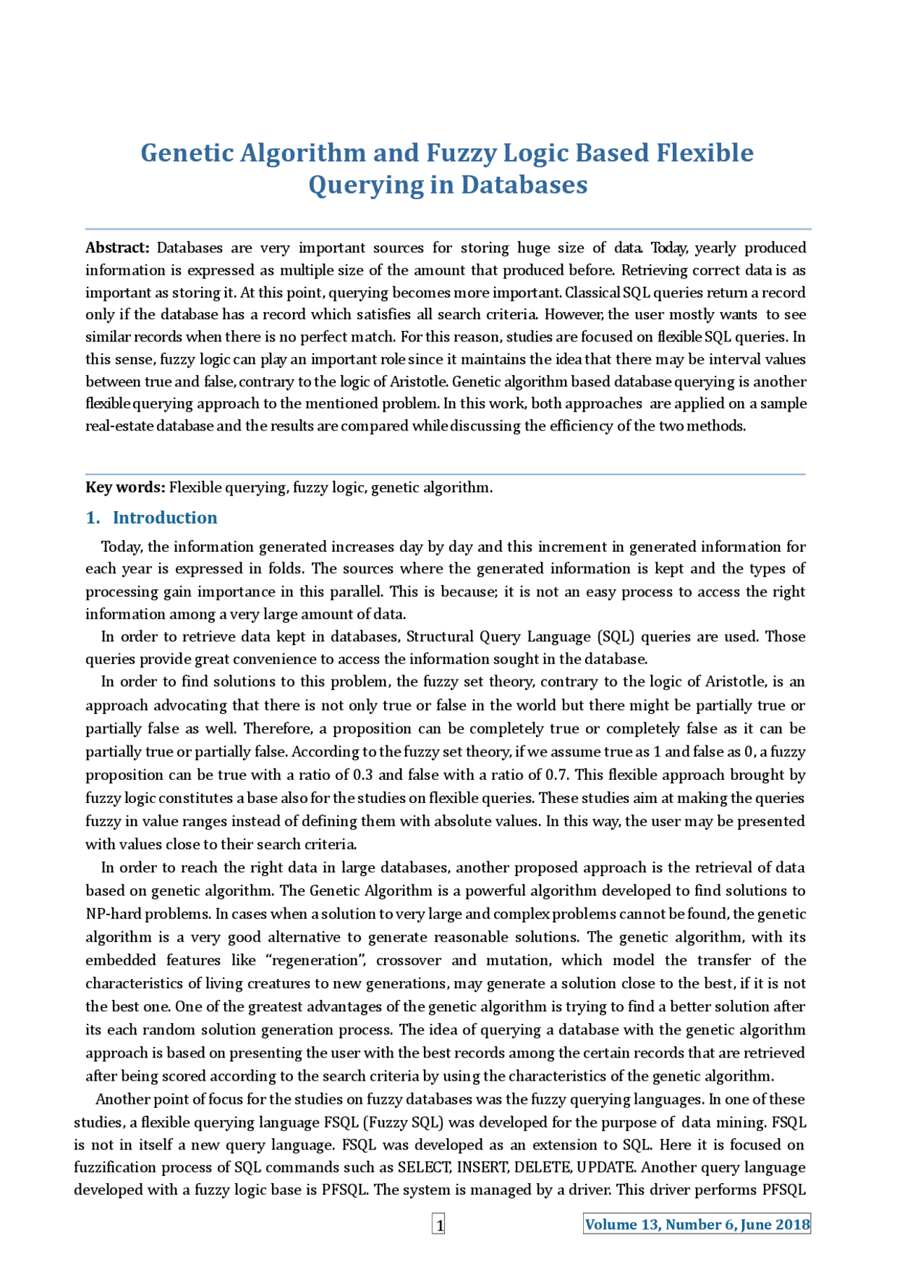 Fuzzy And Ga Based Journal Docsity