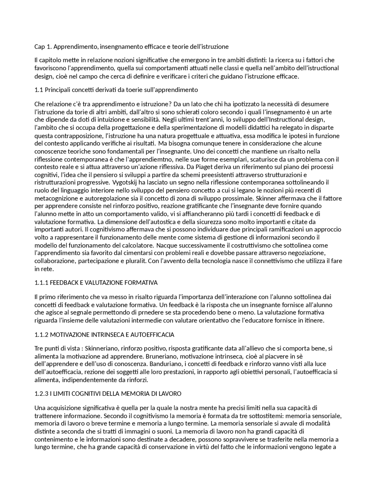 Principi Dellistruzione E Strategie Per Insegnare Criteri Per Una