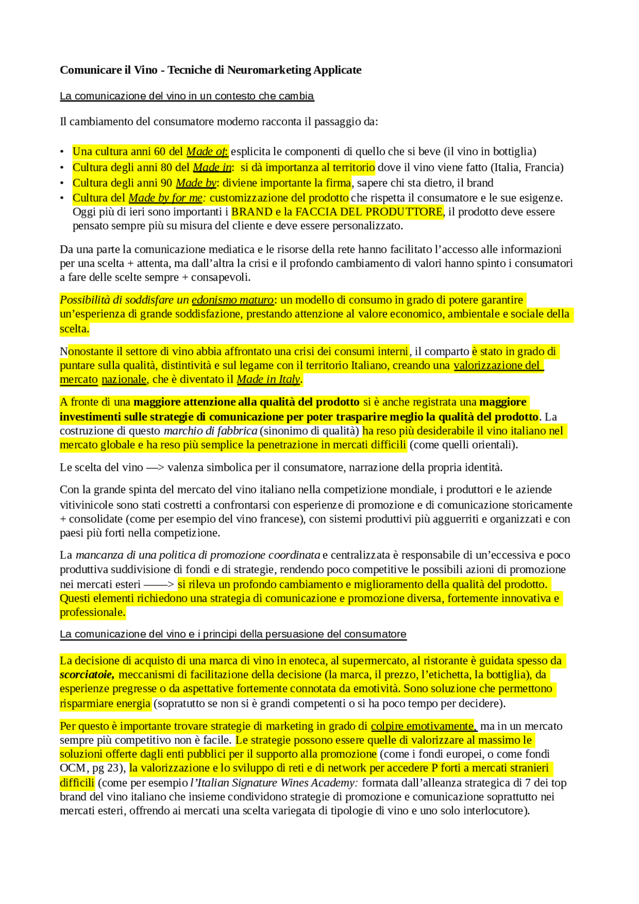 Neuromarketing Libro A Scelta Docsity