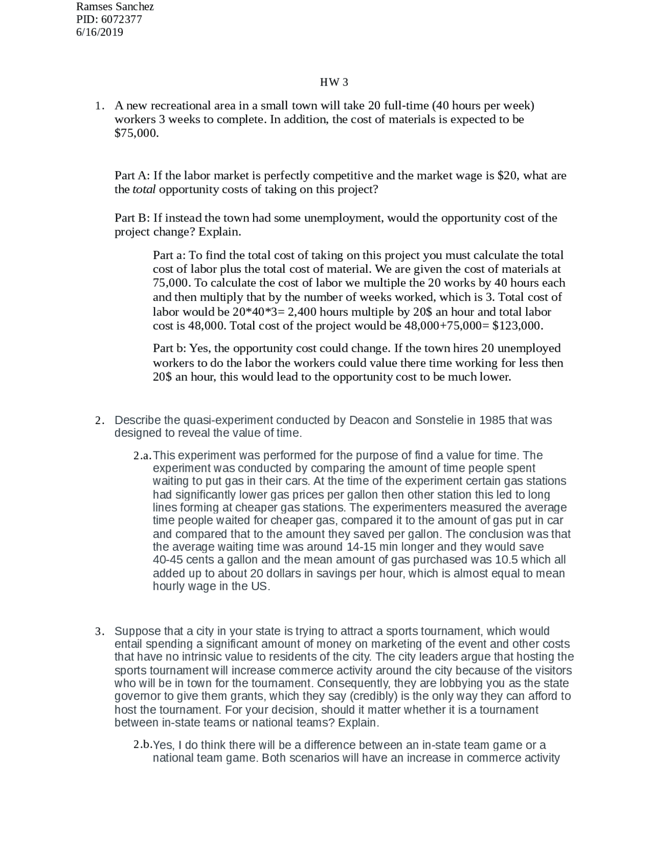 Assignment Number 3 Public Finance Docsity