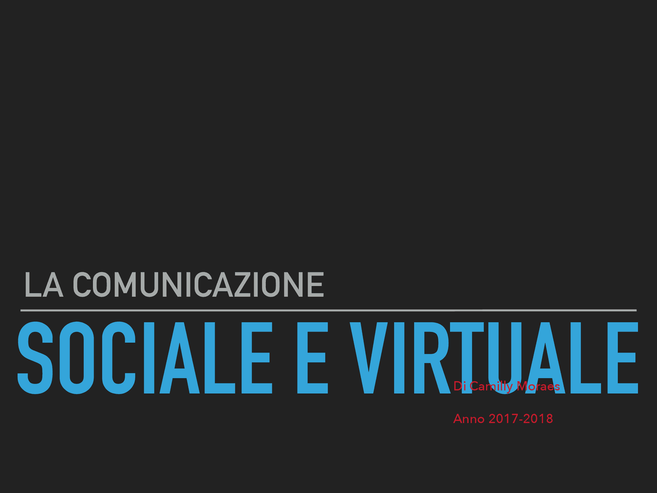 La Comunicazione Slide Docsity