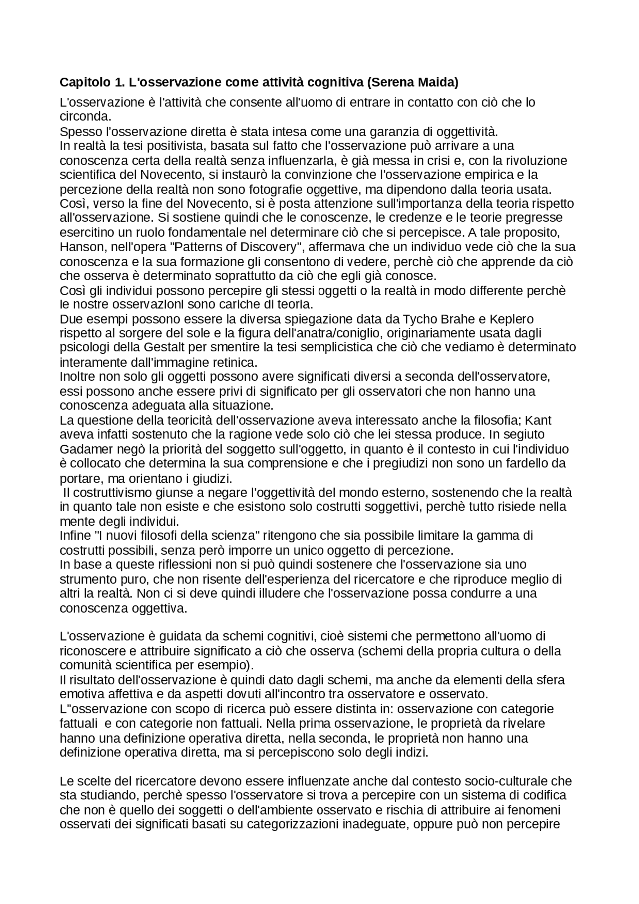 Sociologia Visuale E Metodi Qualitativi Docsity