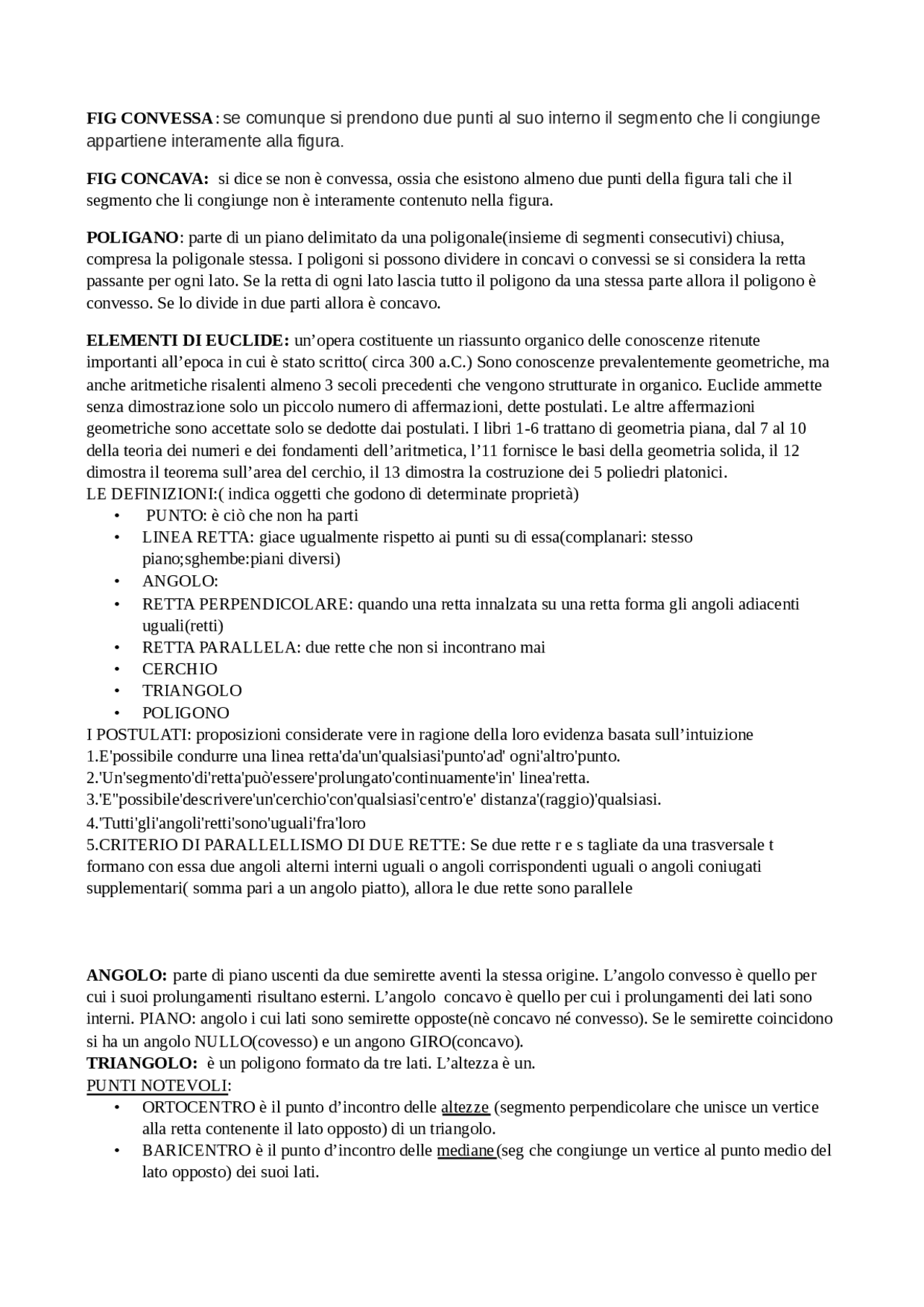 Appunti Per Esame Di Matematica 1 Docsity