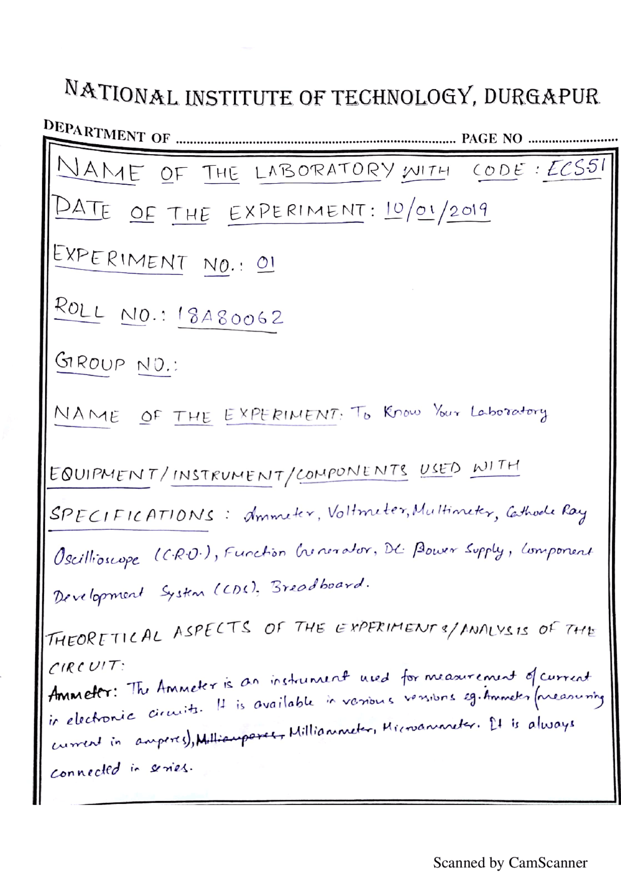 Electronics And Communications Experiment Docsity