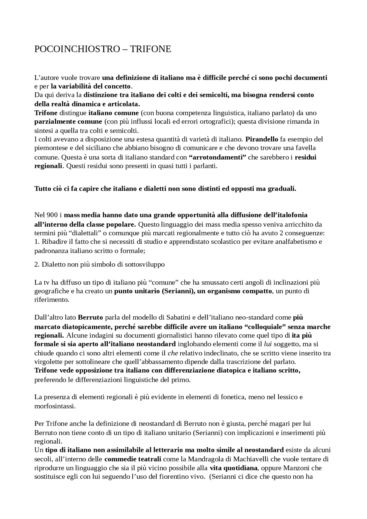 Pocoinchiostro Ptrifone Docsity