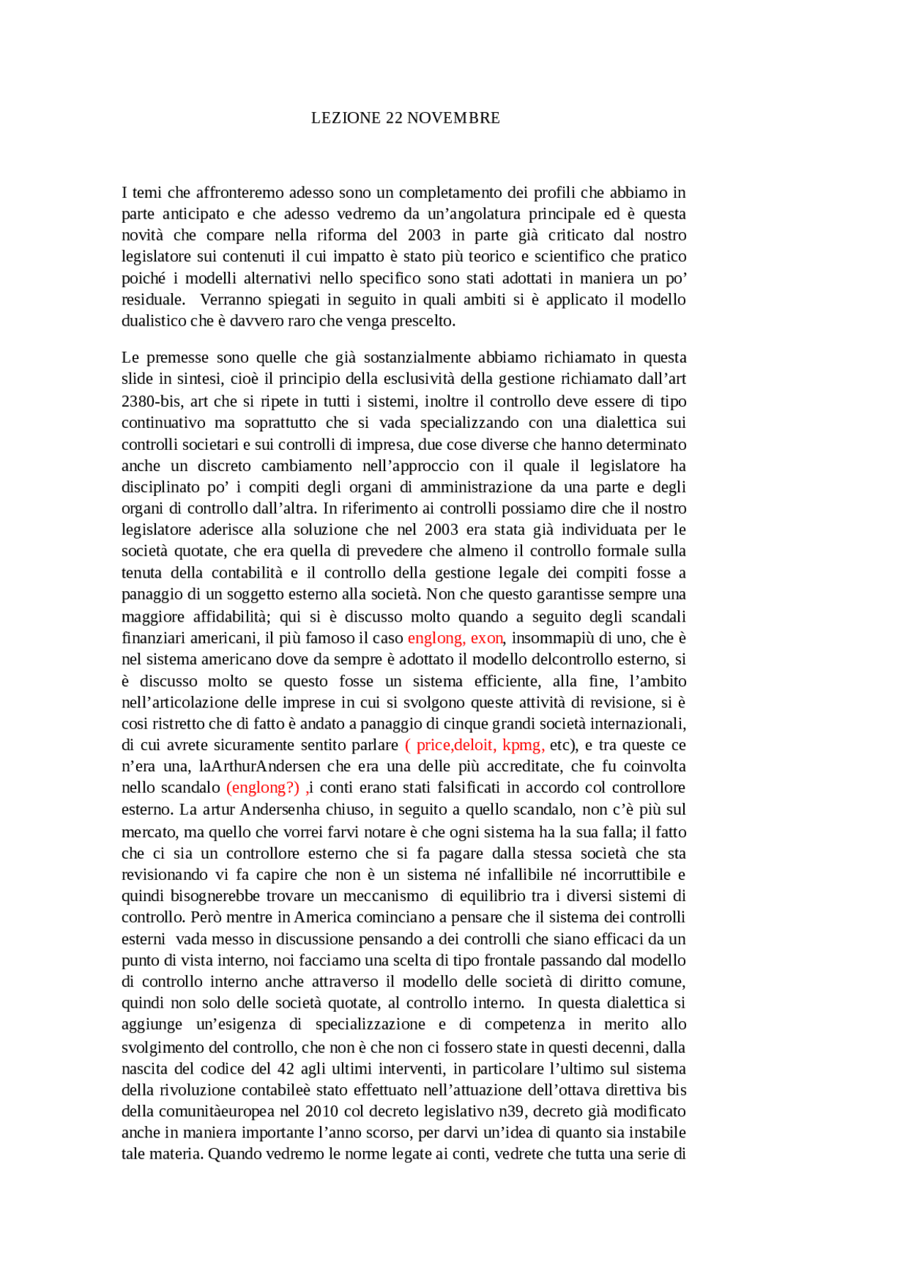 Diritto Commerciale 2 Docsity