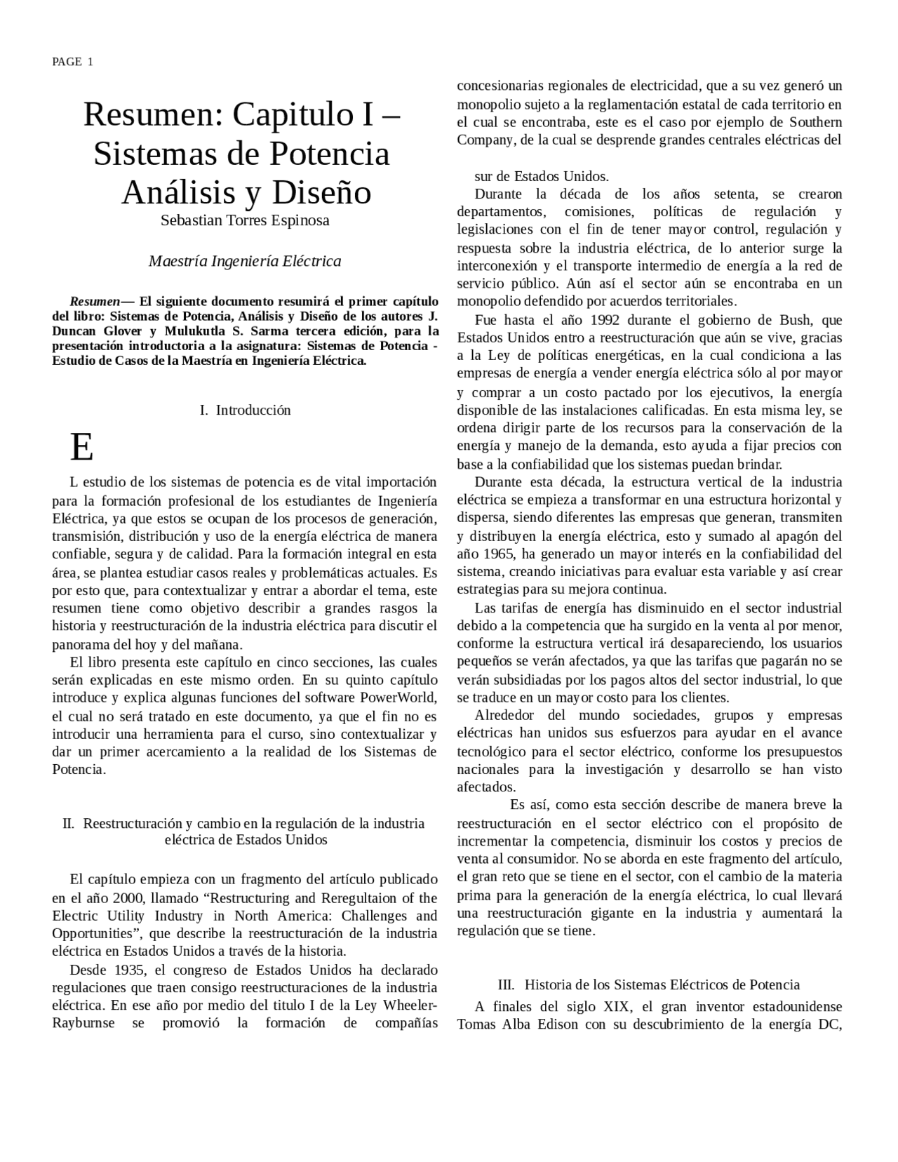 Sistemas De Potencia Docsity