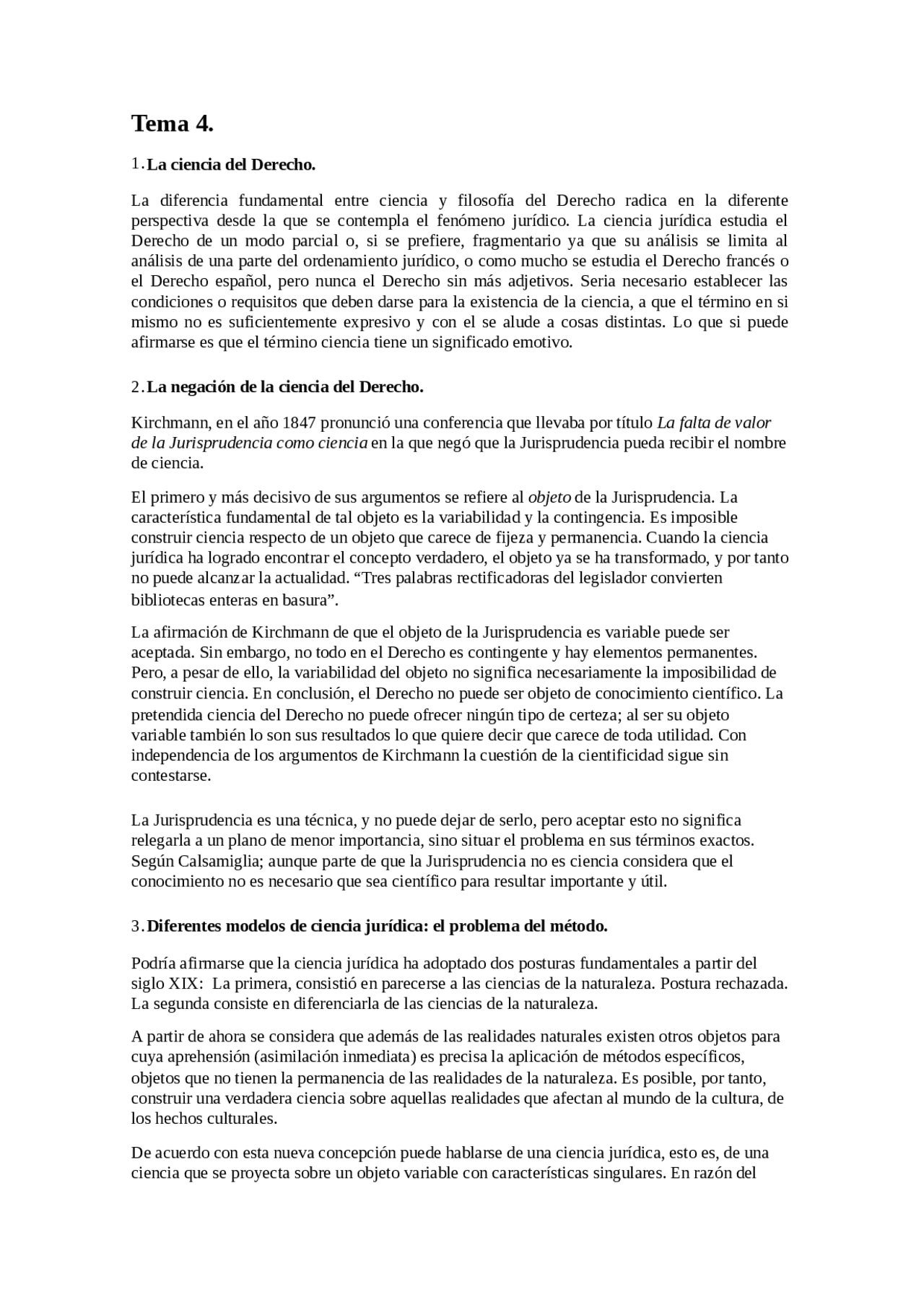 Apuntes Teoria Del Derecho Apuntes De Teoría Del Derecho Docsity