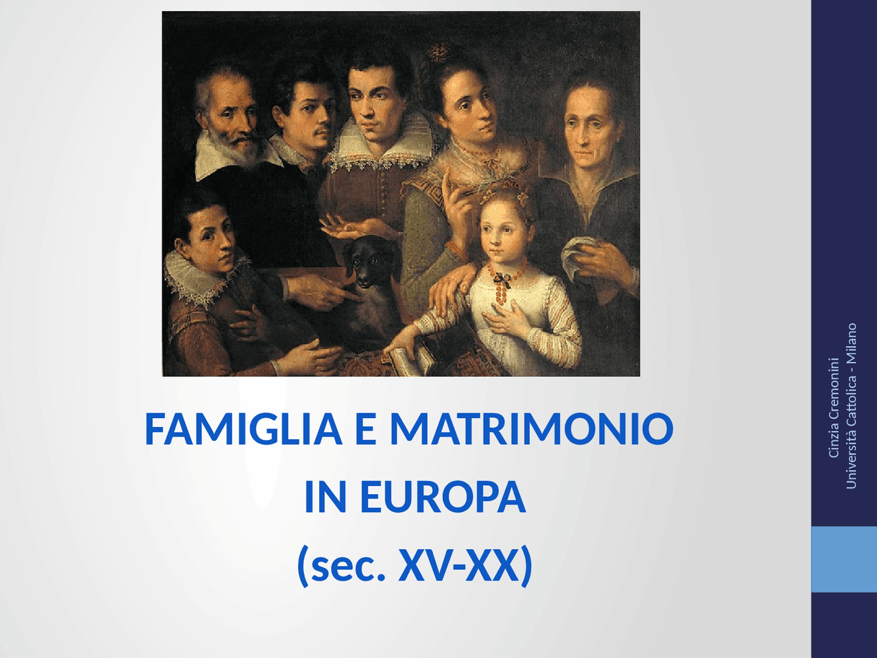 Slide Famiglia E Matrimonio Docsity
