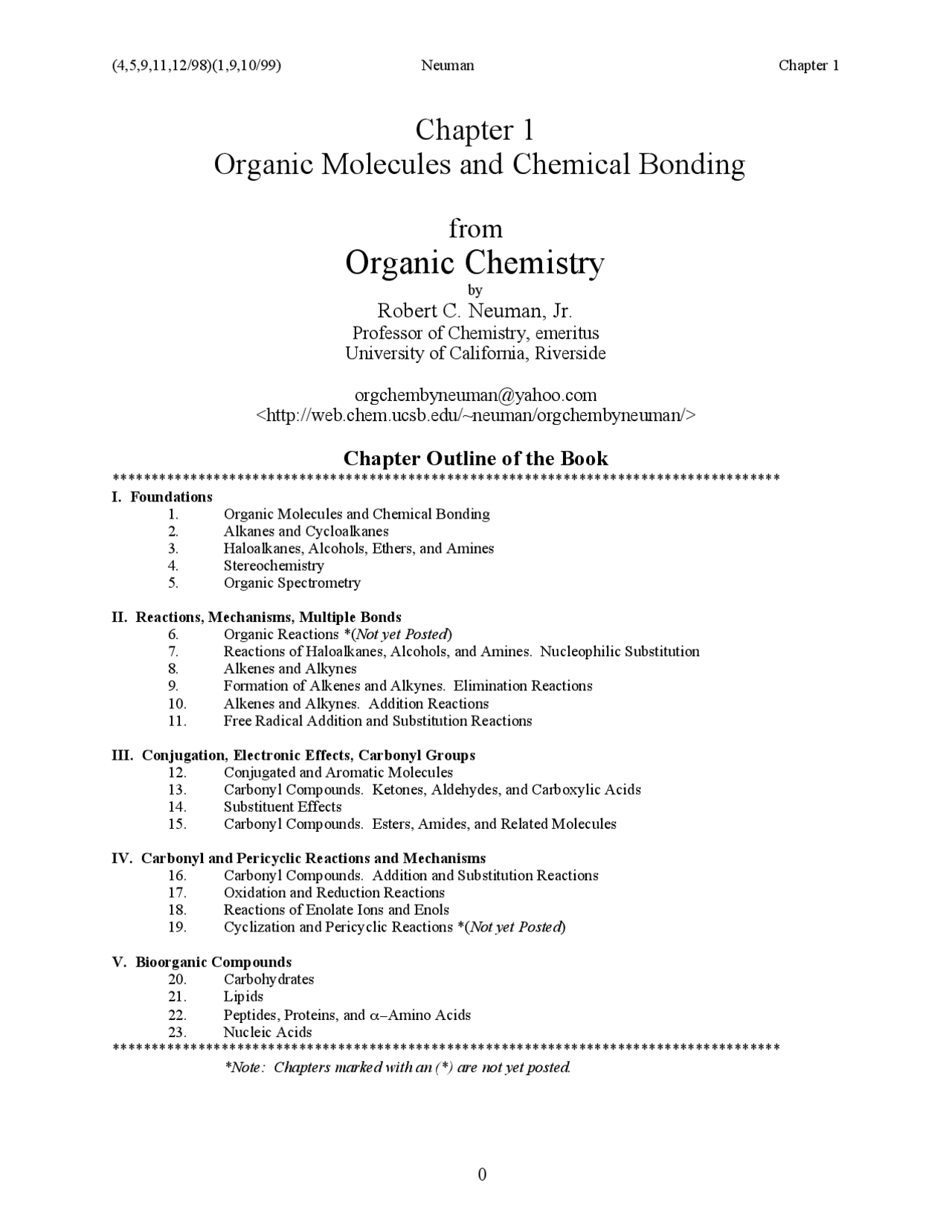 Organic Chemistry Notes Docsity