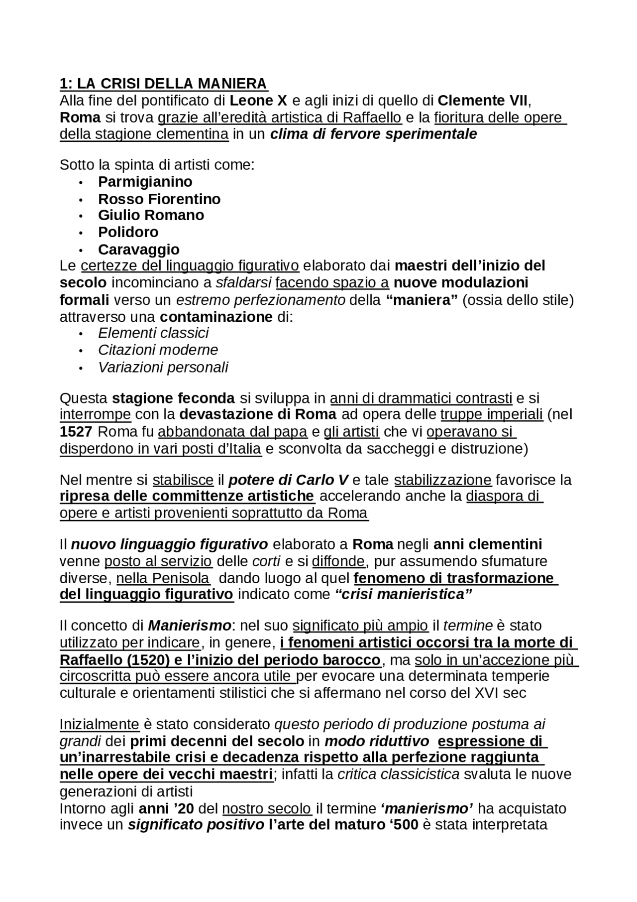 Riassunto Manuale Arte Nel Tempo Volume 2 Tomo 2 Docsity