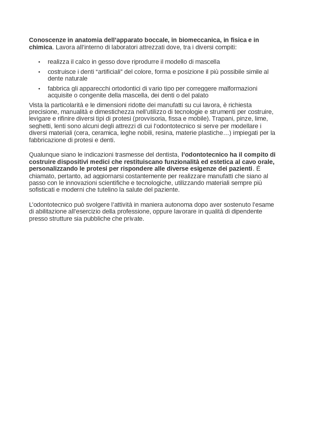 Anatomia Per Odontoiatria Docsity