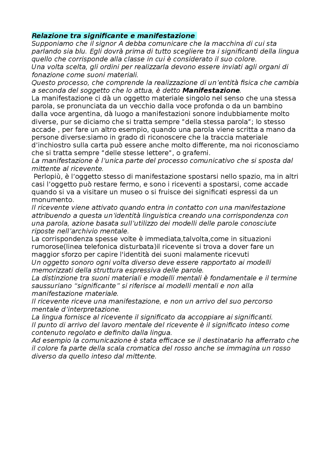 Domande Desame Di Semiotica Docsity
