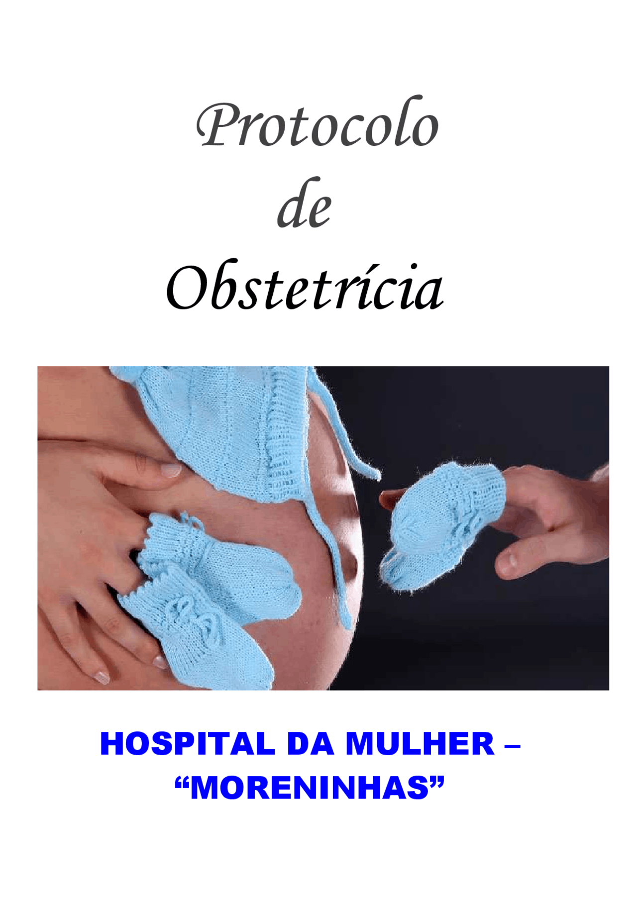 Protocolo de obstetricia - Docsity