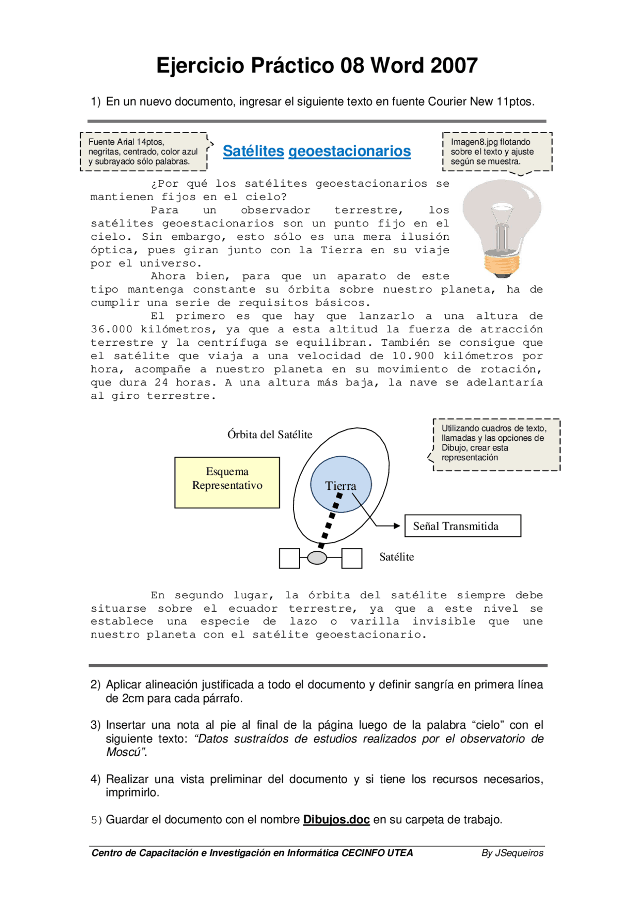 Ejercicios De Informatica Ofimatica Ejercicios De Informática Docsity