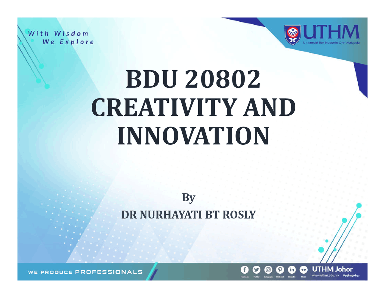 Introduction to creativity and innovation - Docsity