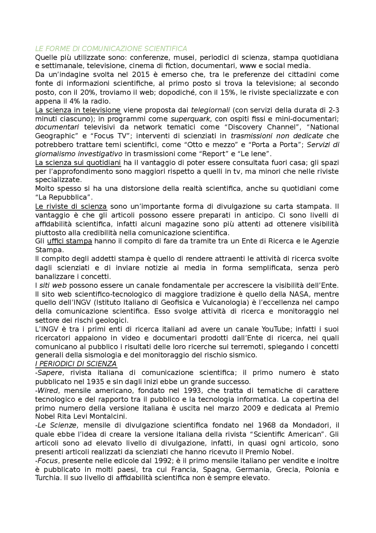 Slides Di Federico Pasquarè Mariotto Docsity