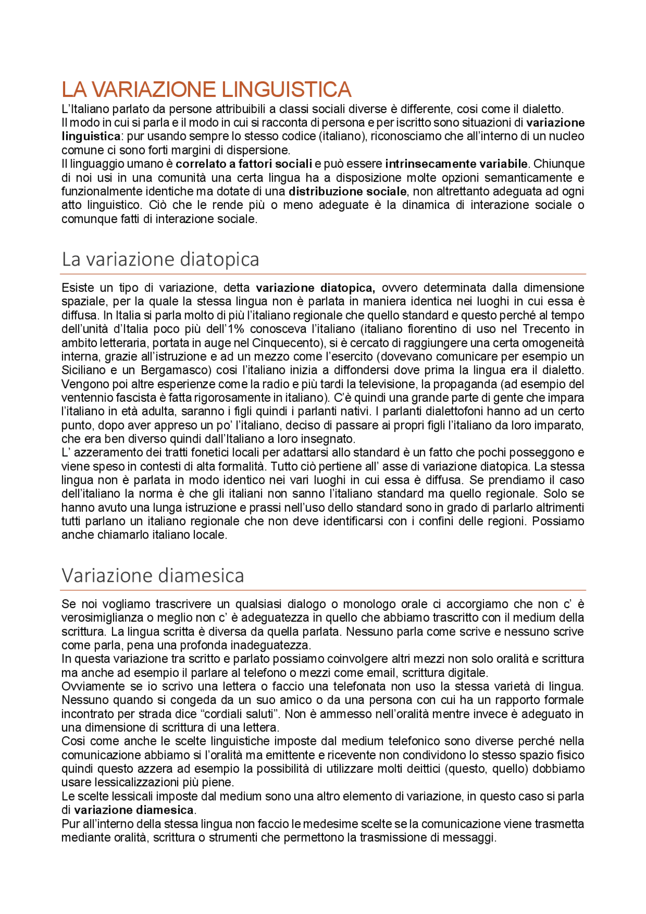 Appunti Linguistica Generale 2016 2017 Prof Scala Moduli 3 4 Docsity
