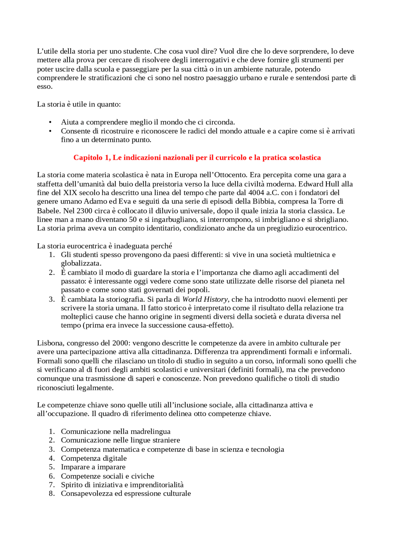 Metodi e strumenti per l'insegnamento e l'apprendimento della storia ...