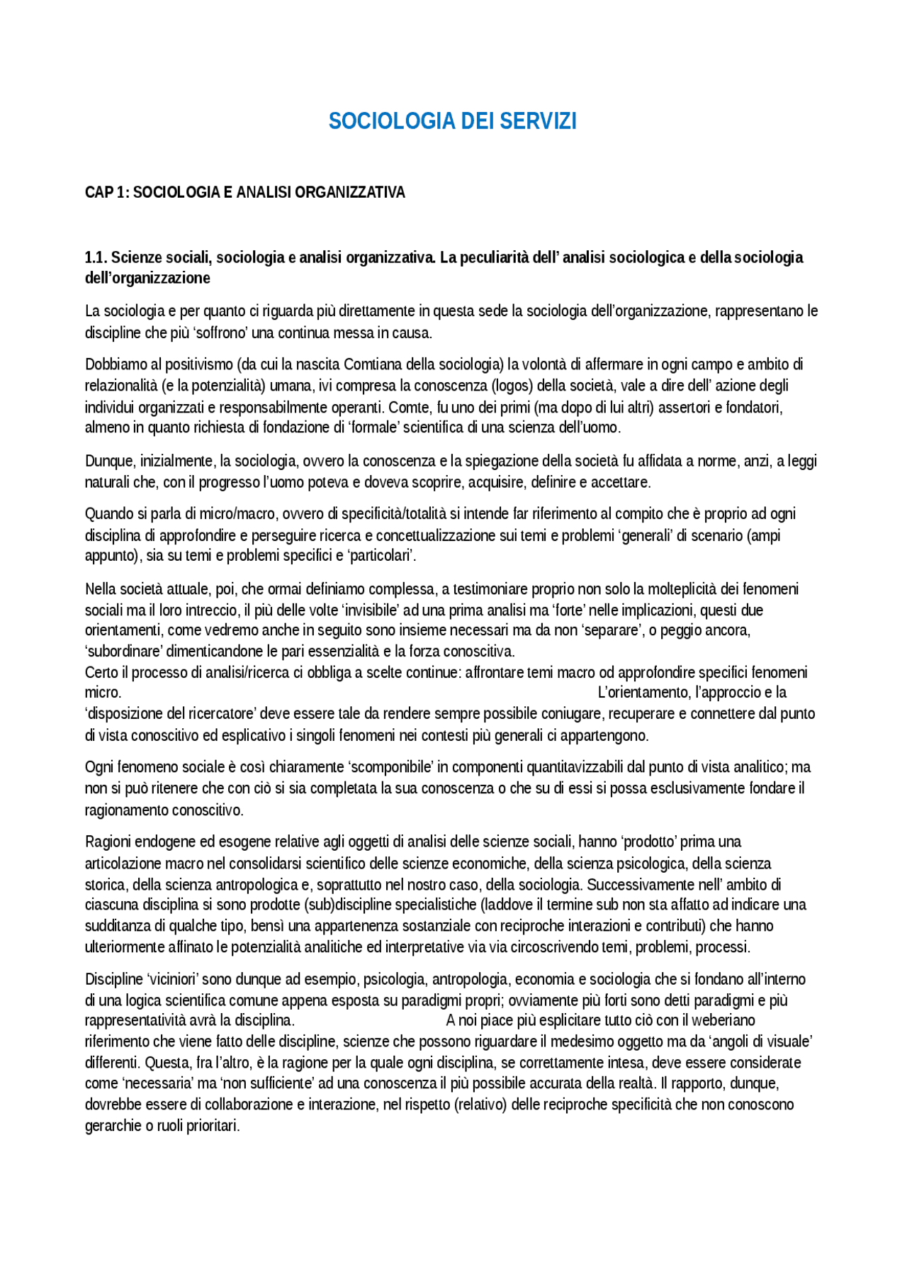 Libro Sociologia Dei Servizi Schemi E Mappe Concettuali Di