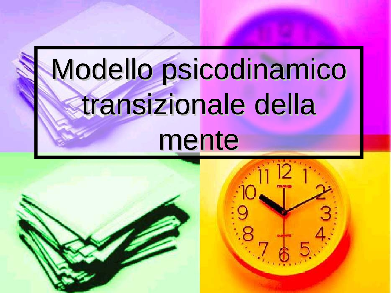 Modello Psicodinamico Docsity