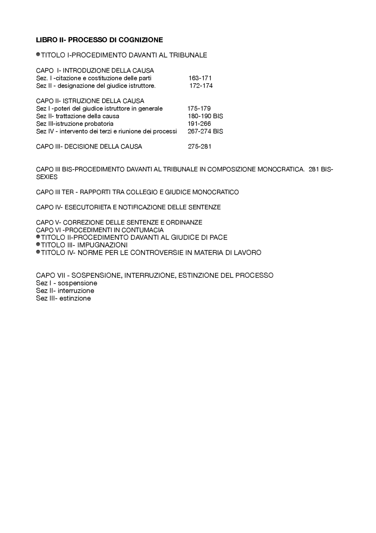 Processo Di Cognizione Docsity