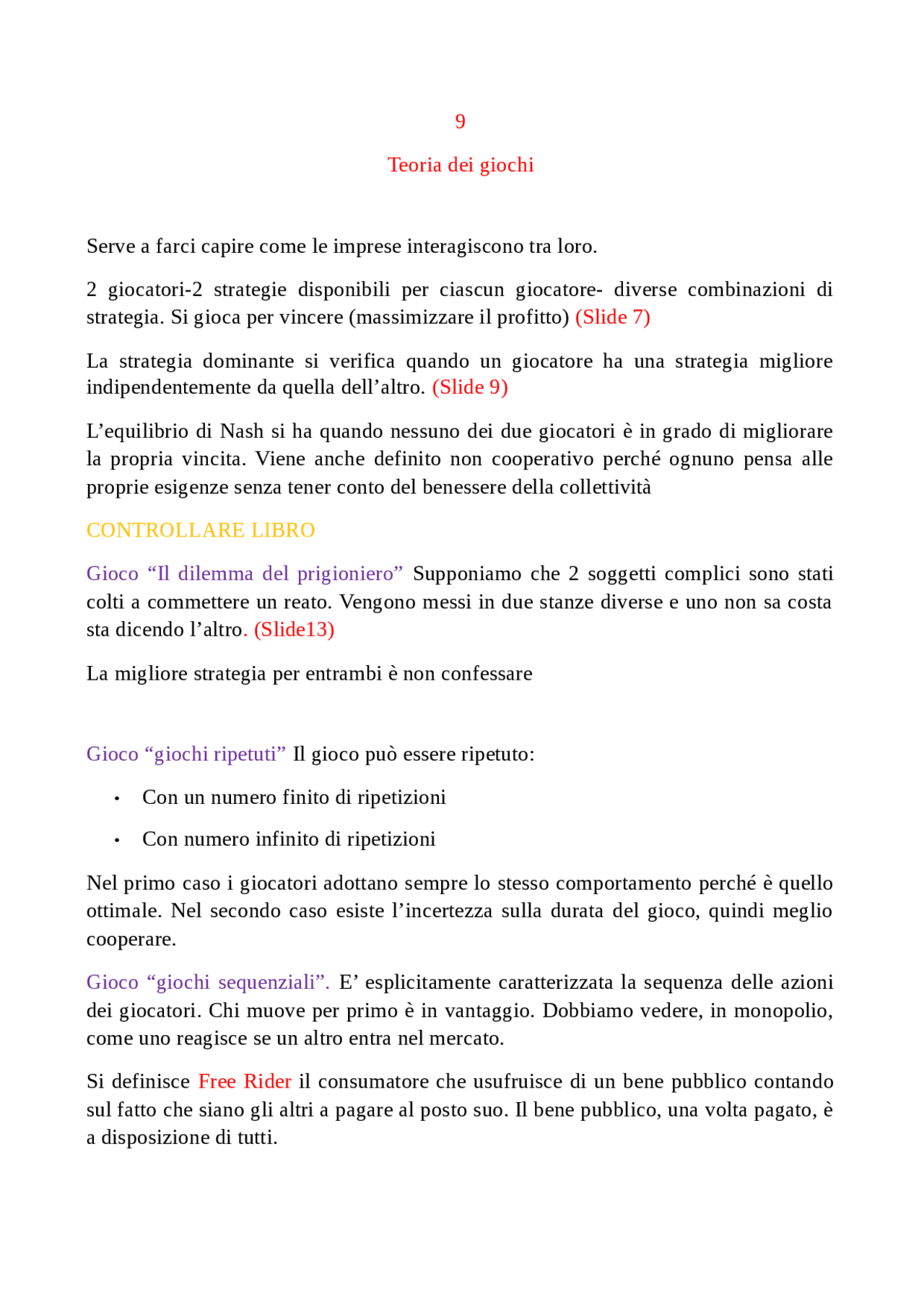 Appunti Macro Economia Docsity