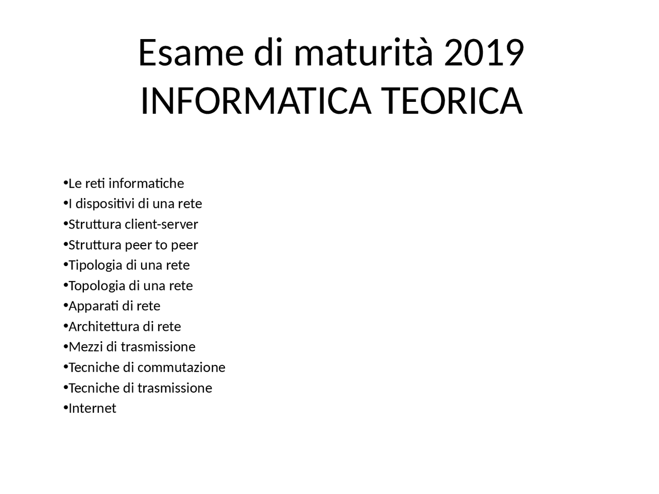 Dispensa Di Informatica Docsity