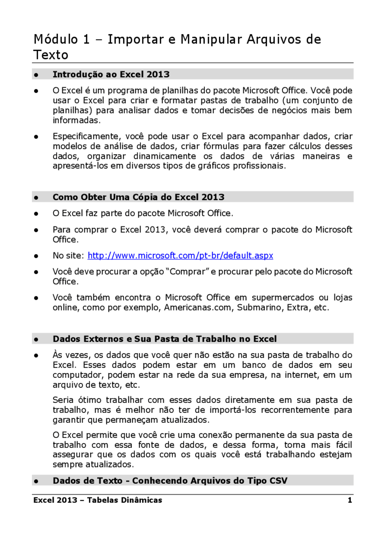 Apostila Excel Avançado Docsity