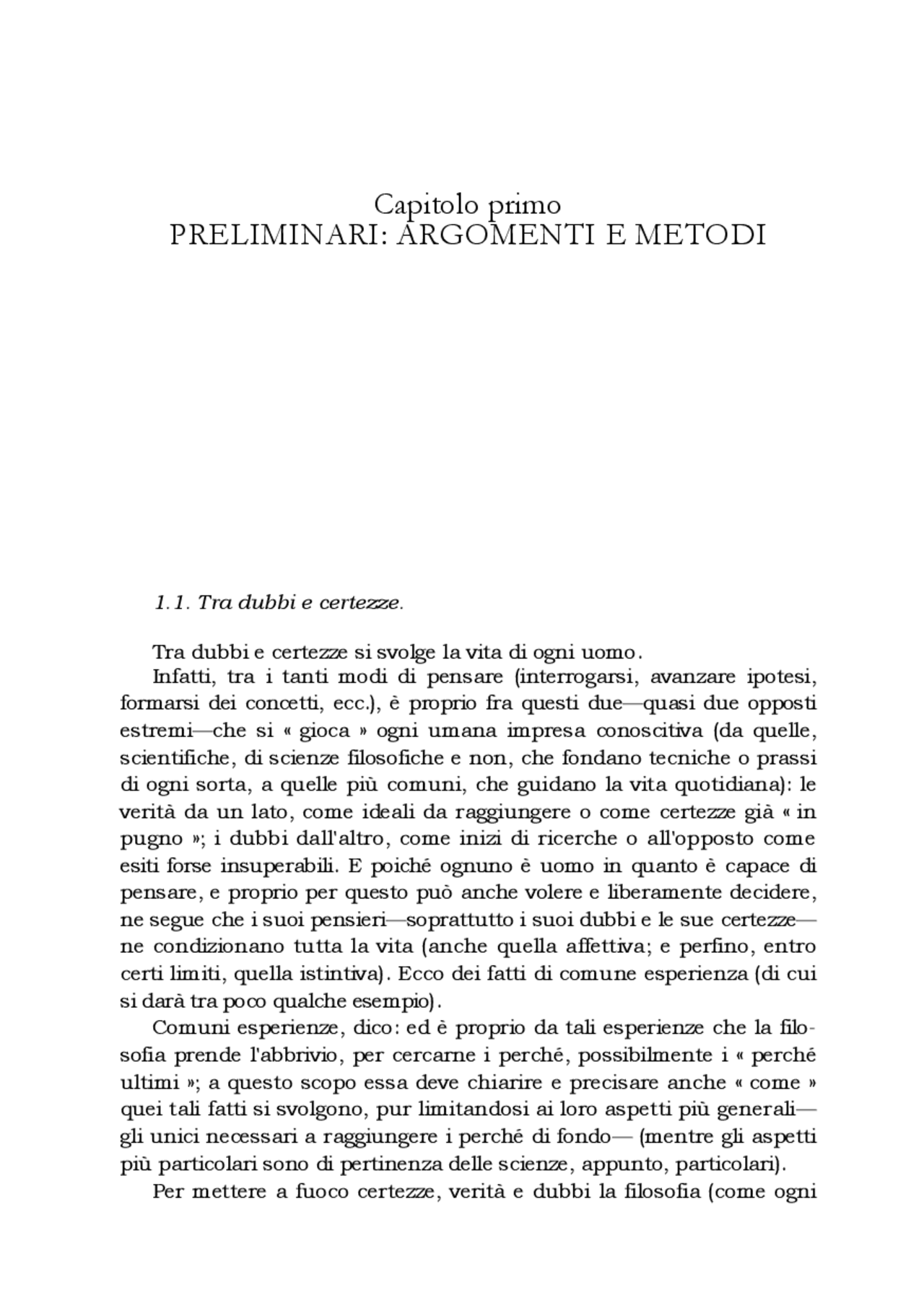 Teoria Della Conoscenza Dispense Di Filosofia Docsity