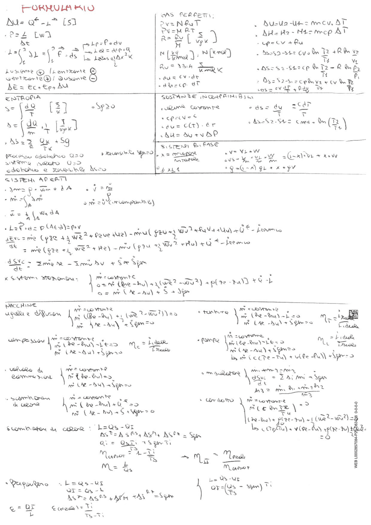 Appunti Completi Di Fisica Tecnica Docsity