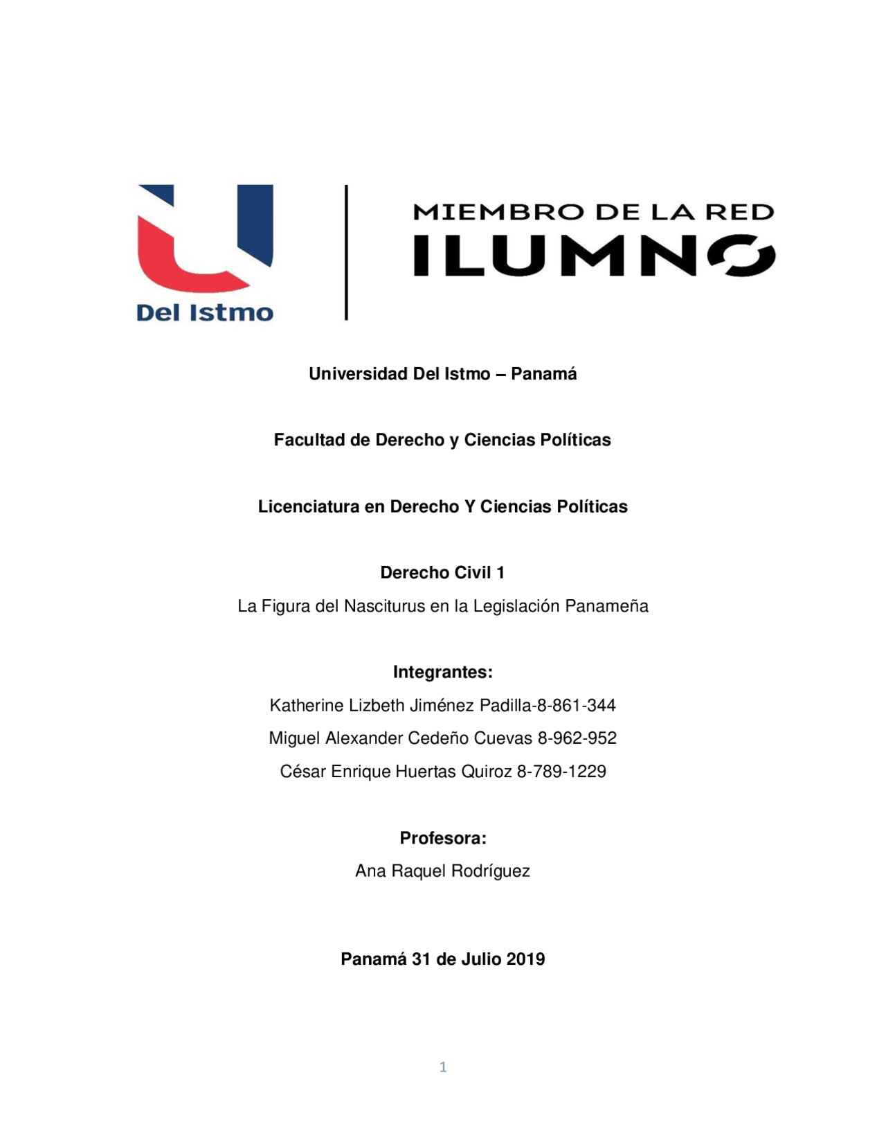 La Figura del Nasciturus en la Legislación Panameña | Guías, Proyectos ...