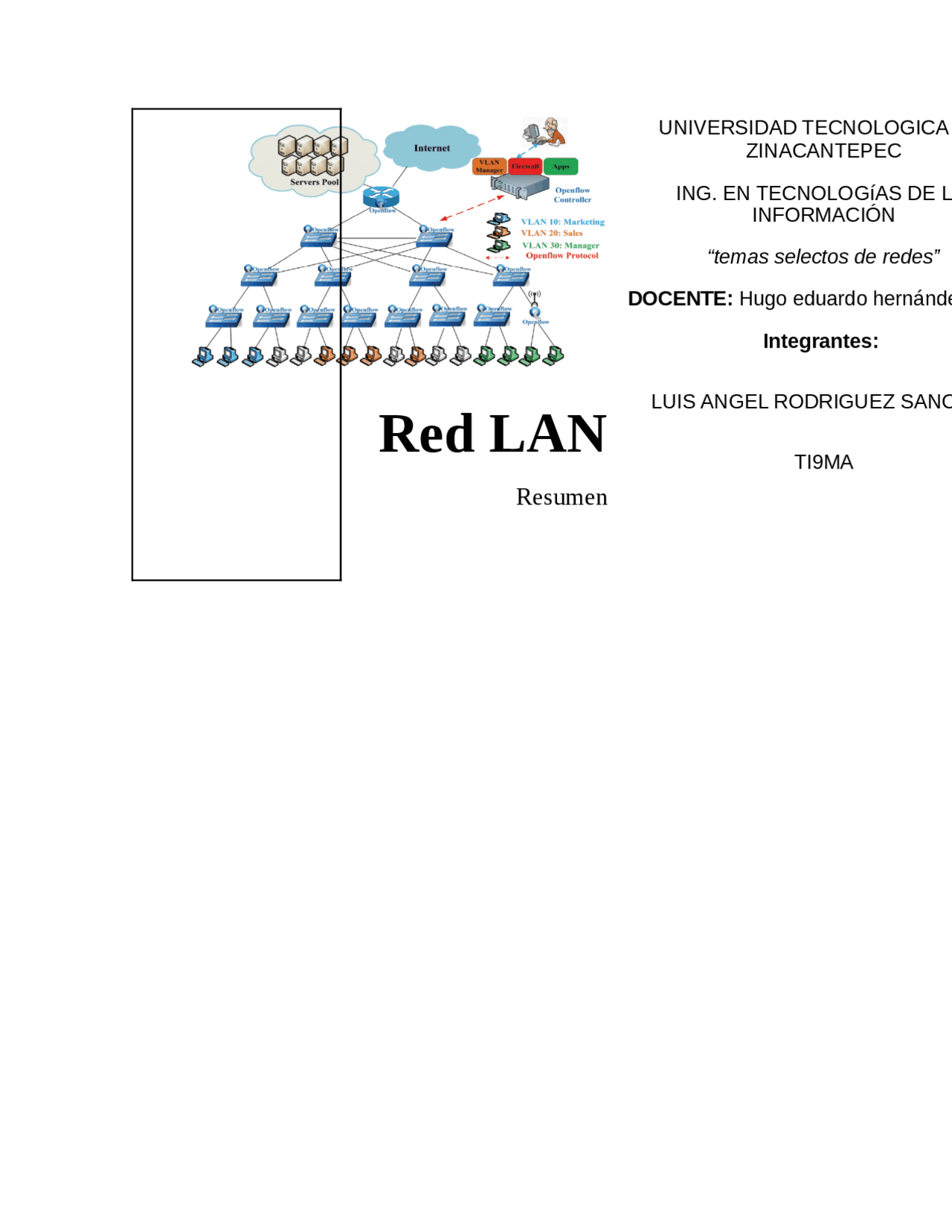 Resumen de una red LAN campus - Docsity