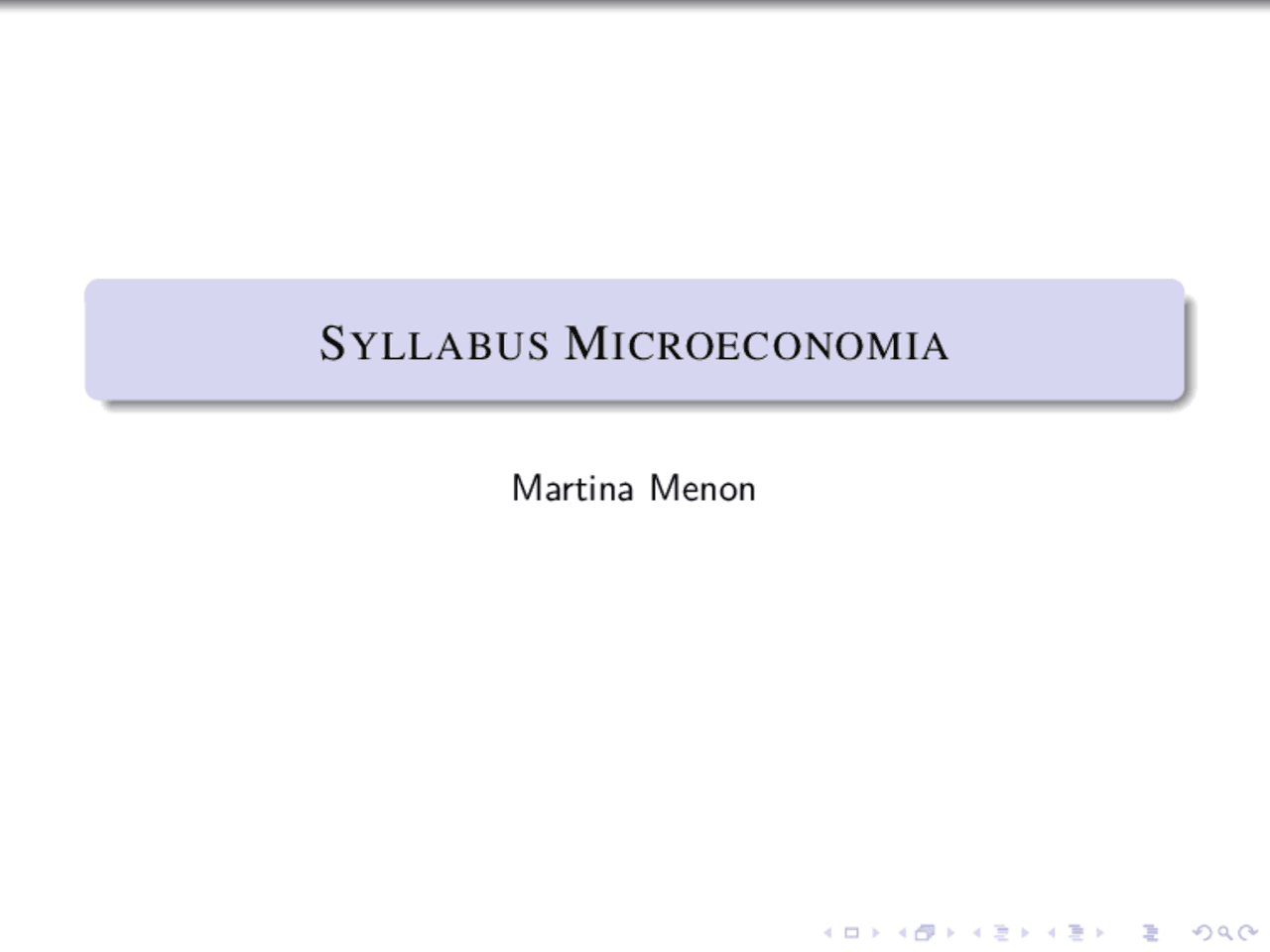 Slide Microeconomia Università Di Verona Docsity