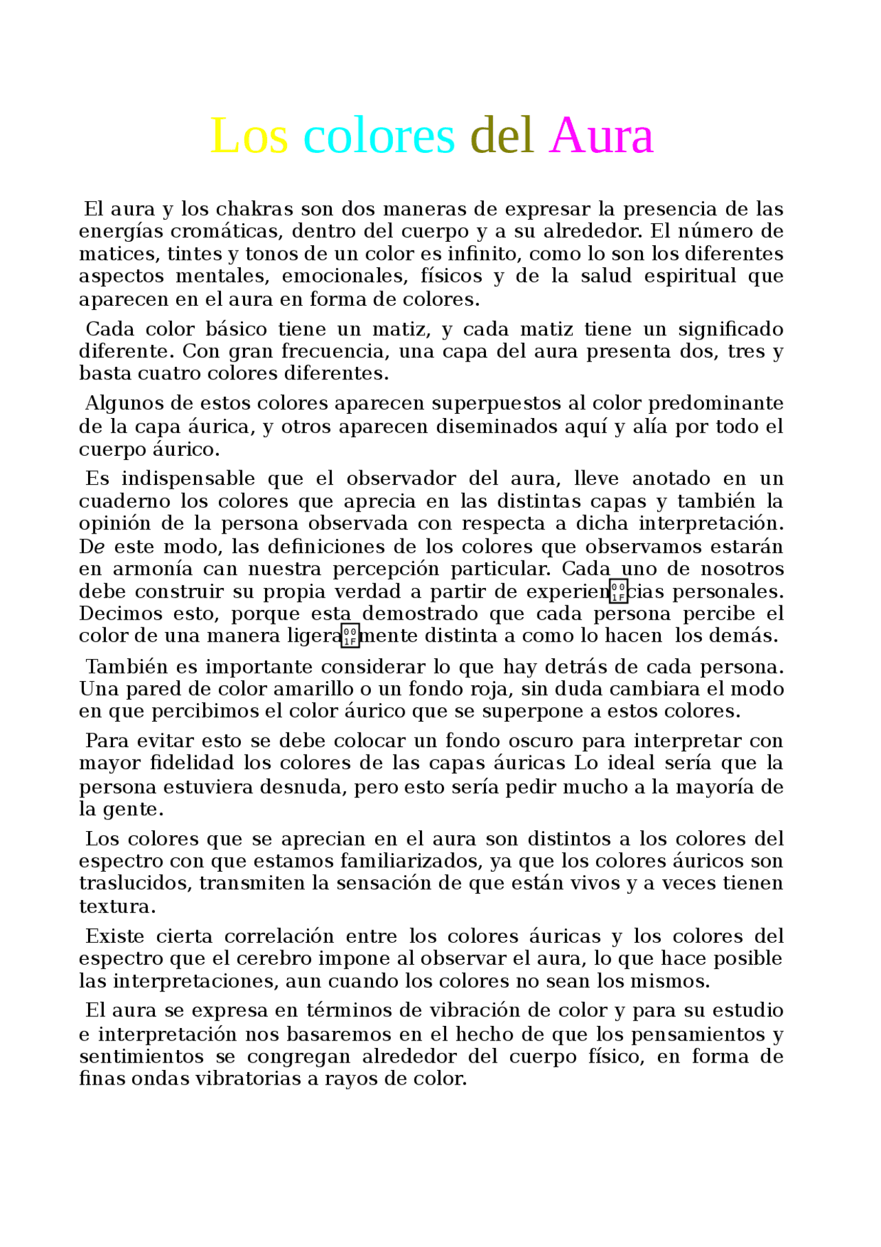 Que Significa Cada Color De Tu Aura De Una Persona Enferma Espiritual ...