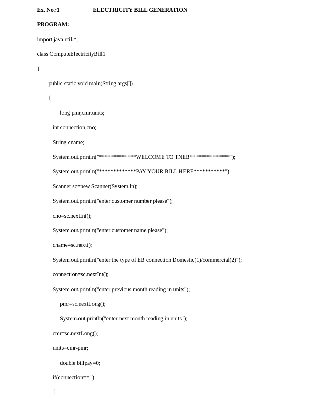 Object Oriented Programming Lab Docsity