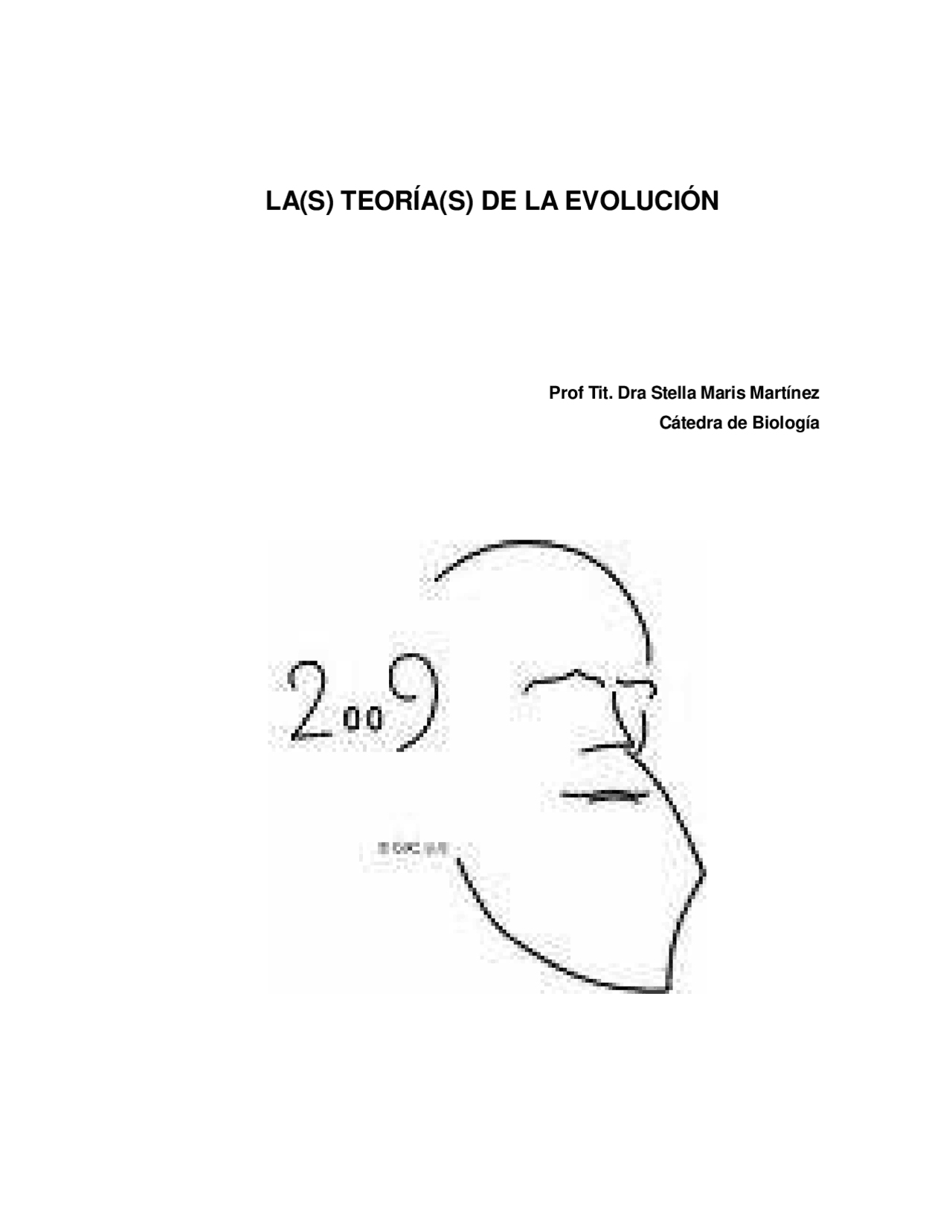 Teorias De La Evolución Docsity