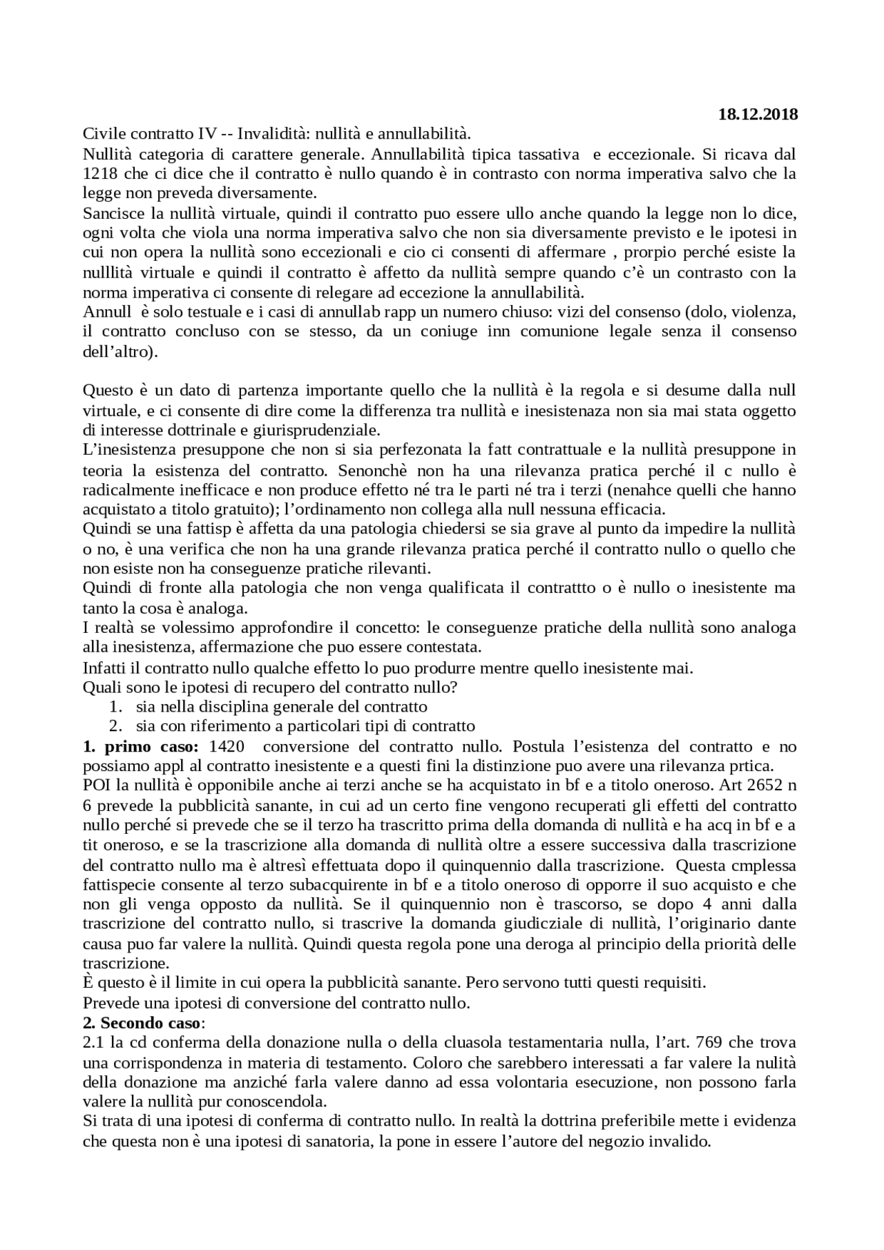 Appunto Di Diritto Civile Docsity