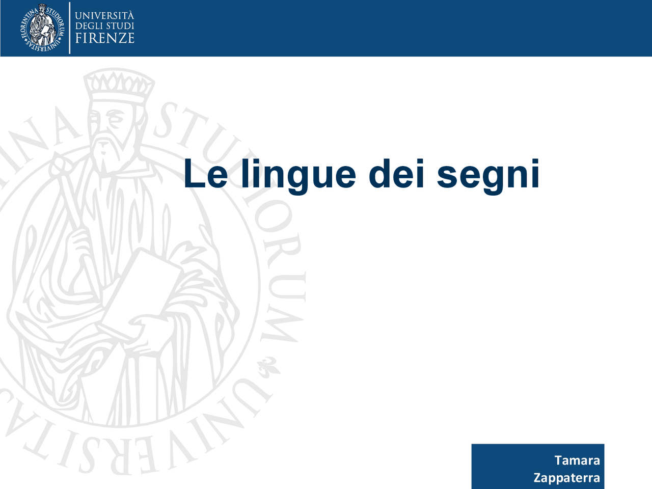 LIS lingua italiana dei segni, dispense di Pedagogia clinica e Processi ...