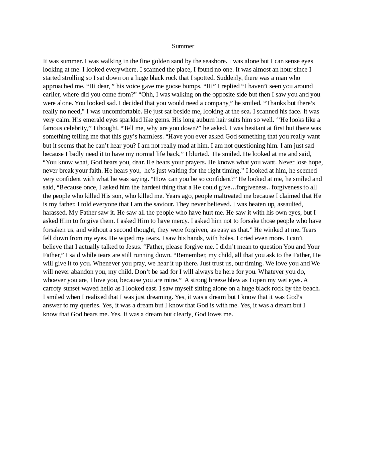 Feature Article For Summer Docsity