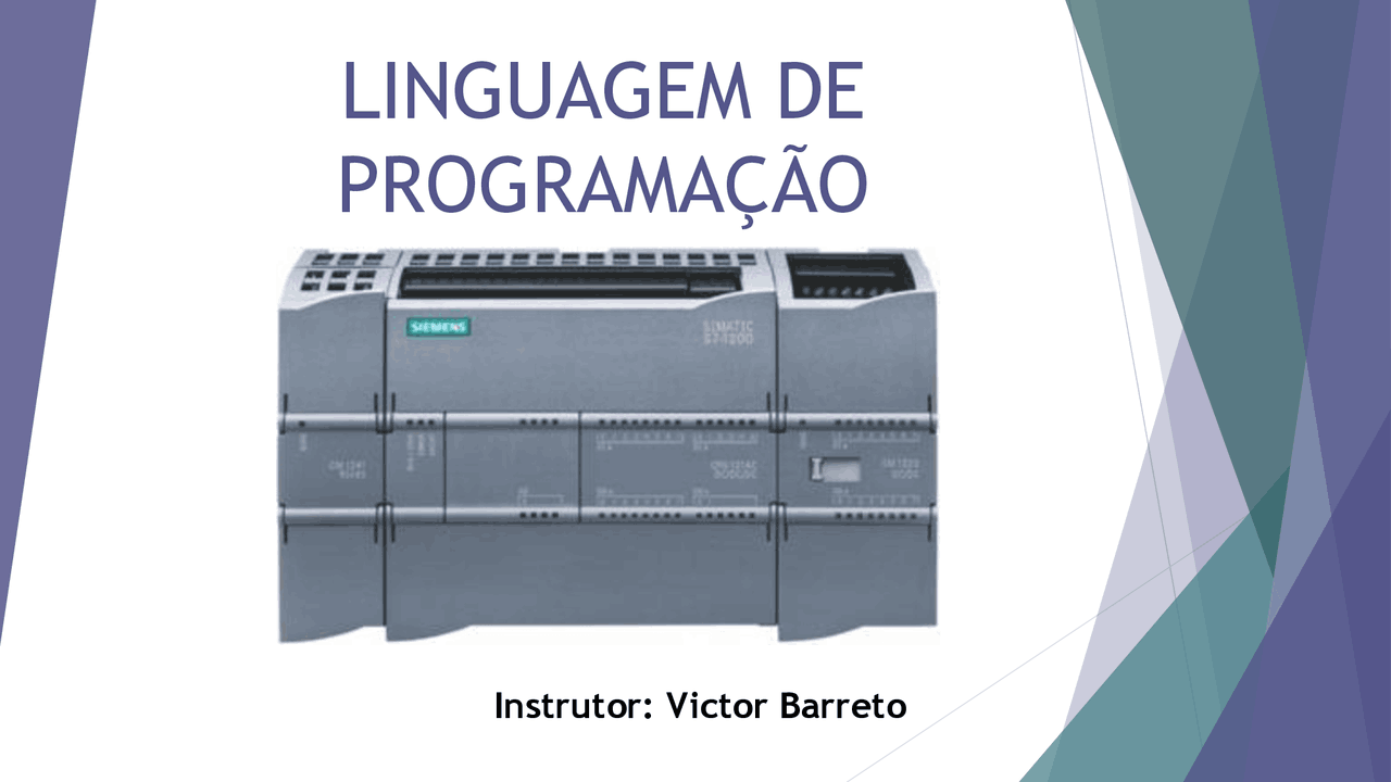 Linguagem de Programação ladder - Docsity