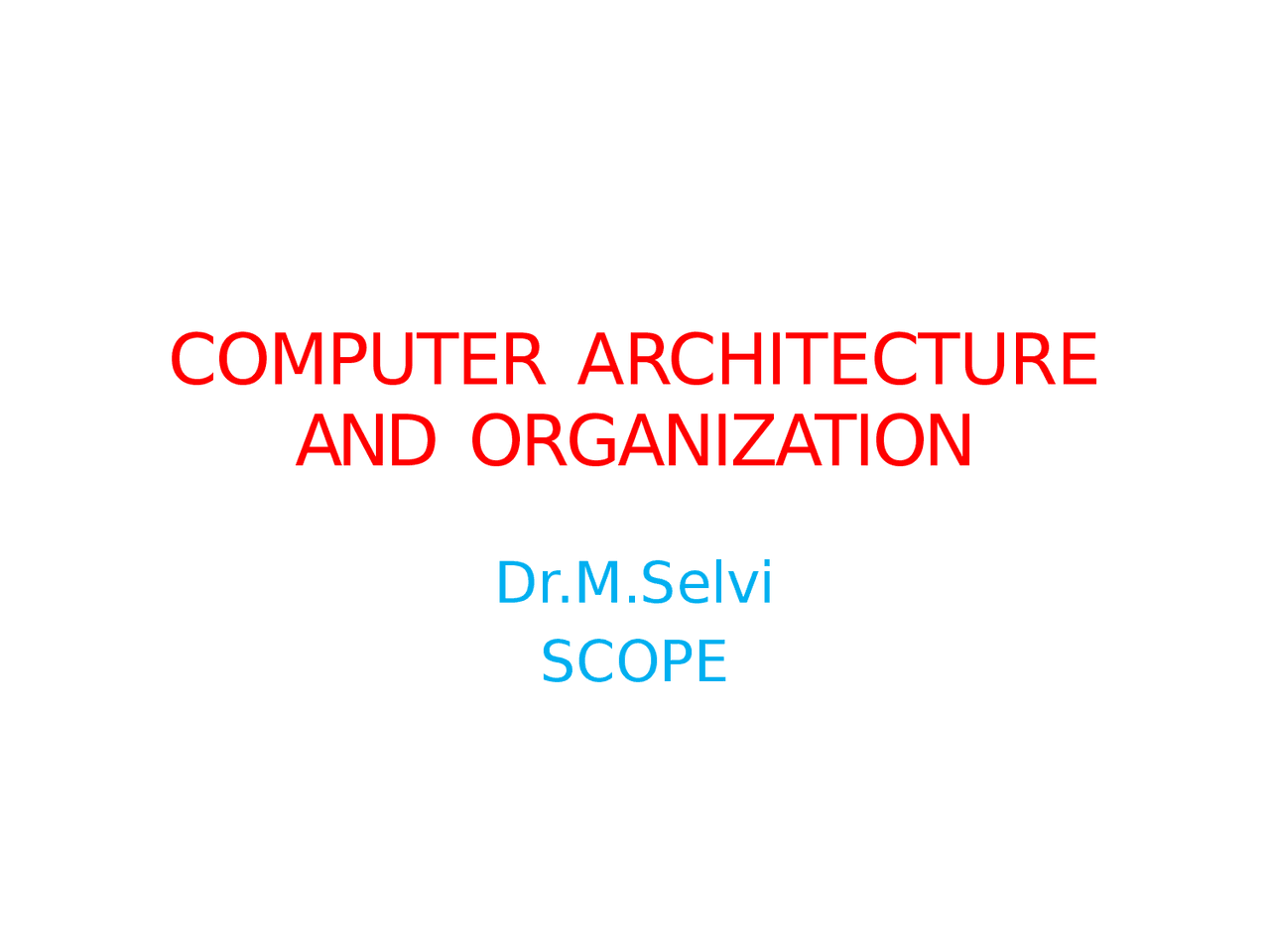 Understanding Computer Architecture: Functional Components and System ...