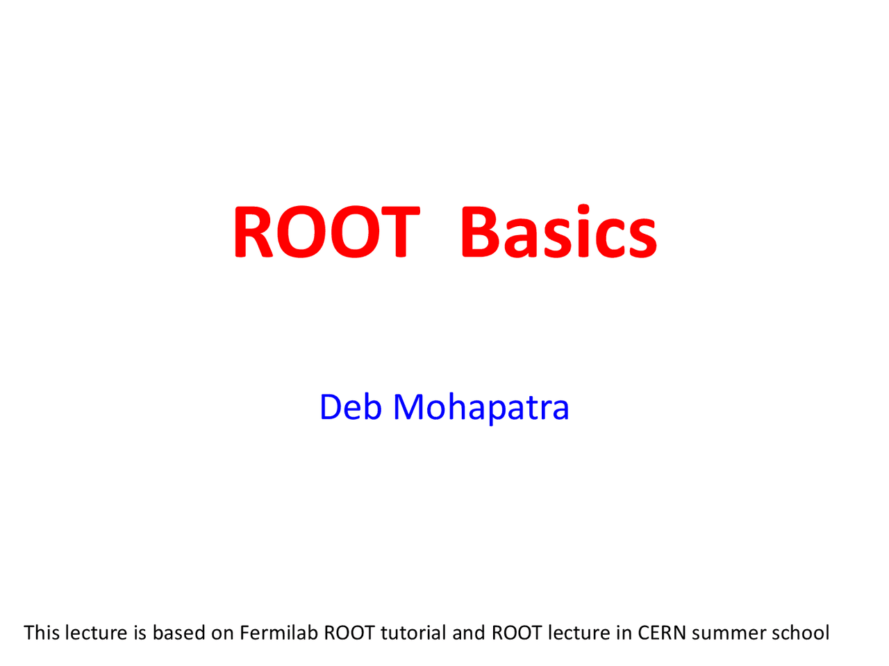 Tutorial Root Básico Docsity