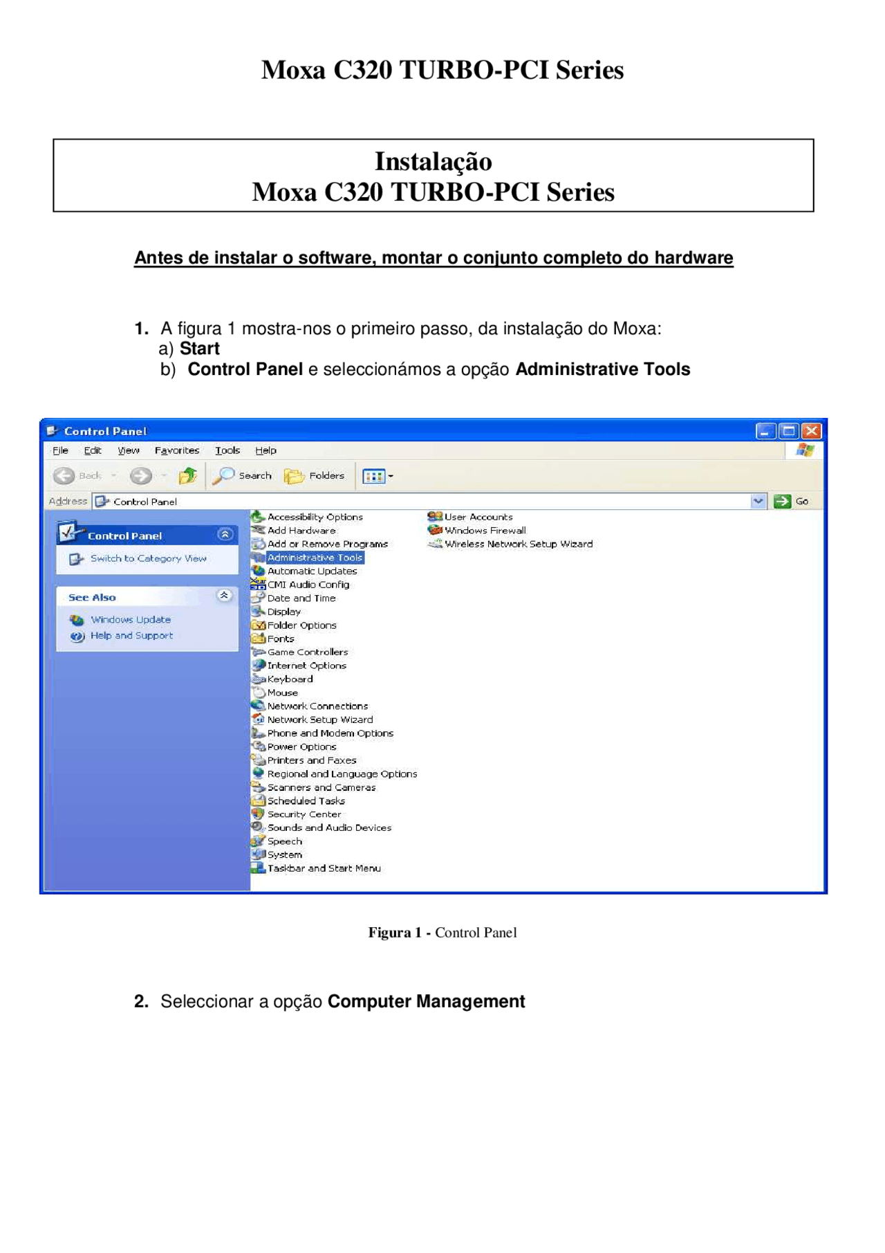 `manual De Instalação Do Moxa Docsity