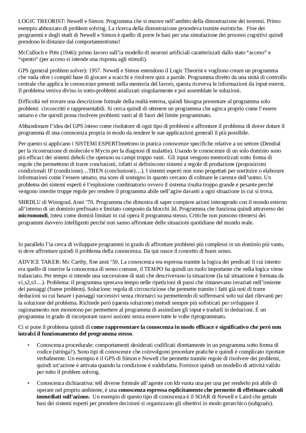 Intelligenza Artificiale Problem Solving E Web Semantic Docsity