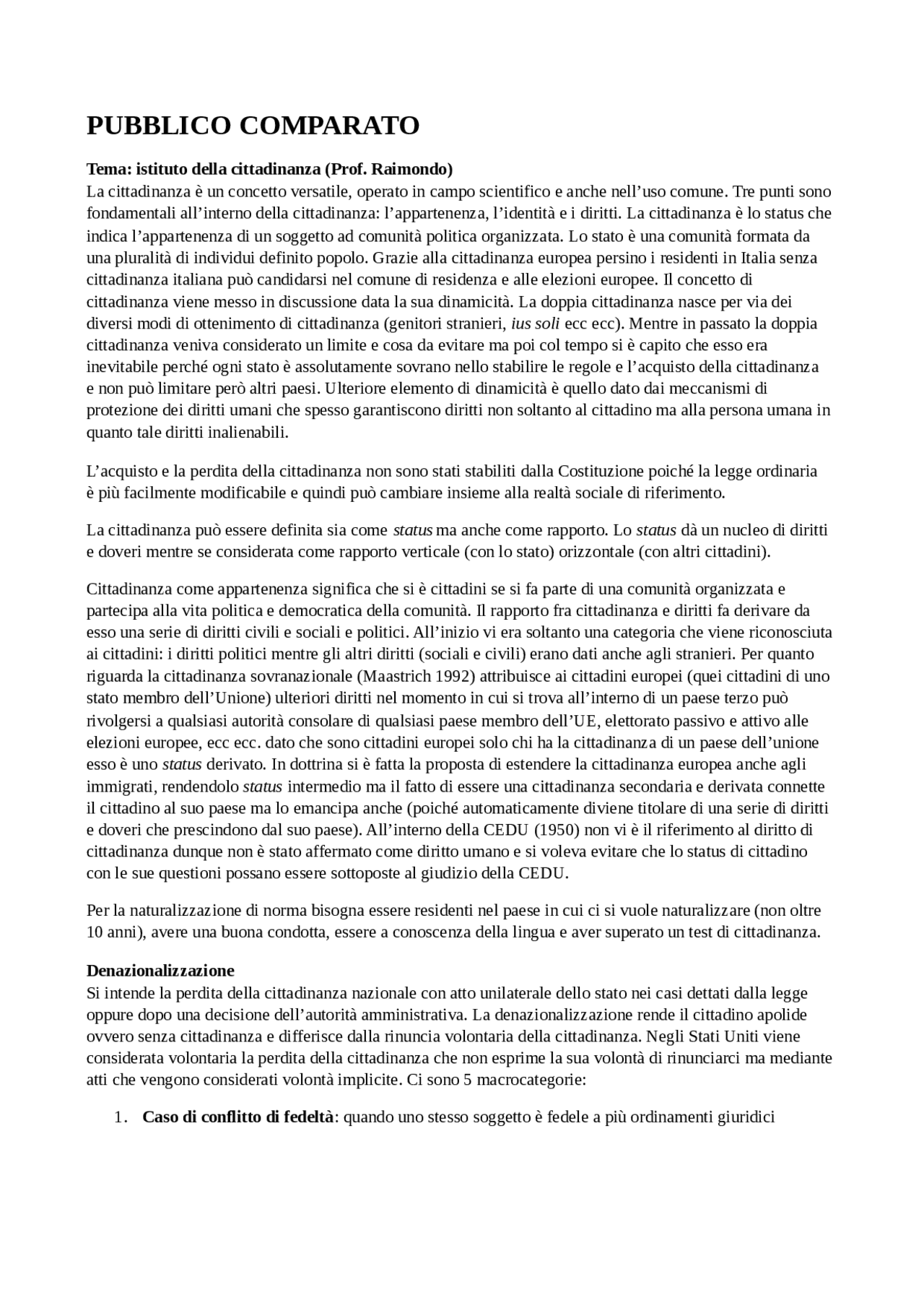 Appunti Diritto Pubblico Comparato Alma Mater Studiorum Elena Ferioli ...